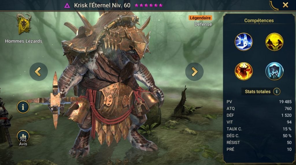 Krisk the Eternal Artifact and Mastery Guide - Alucare