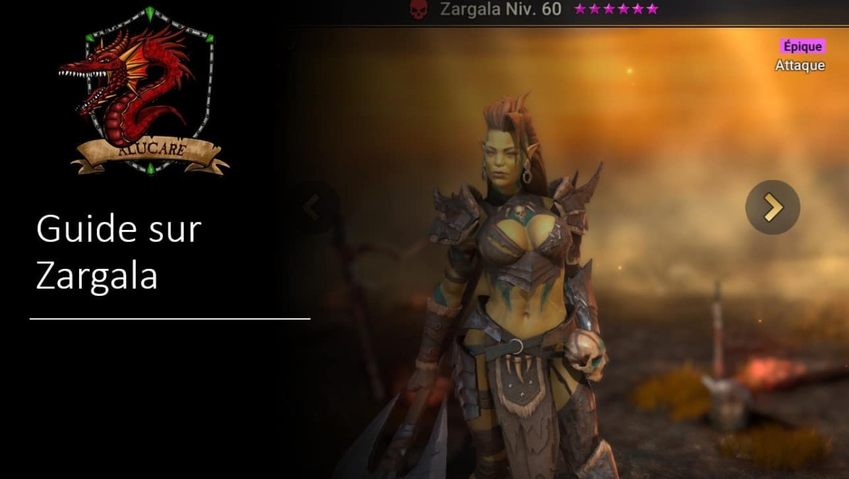Guide sur Zargala artefact et maîtrise - Alucare