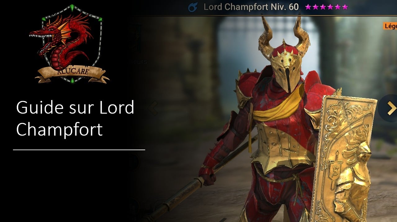 Guide on Lord Champfort artifact and mastery - Alucare
