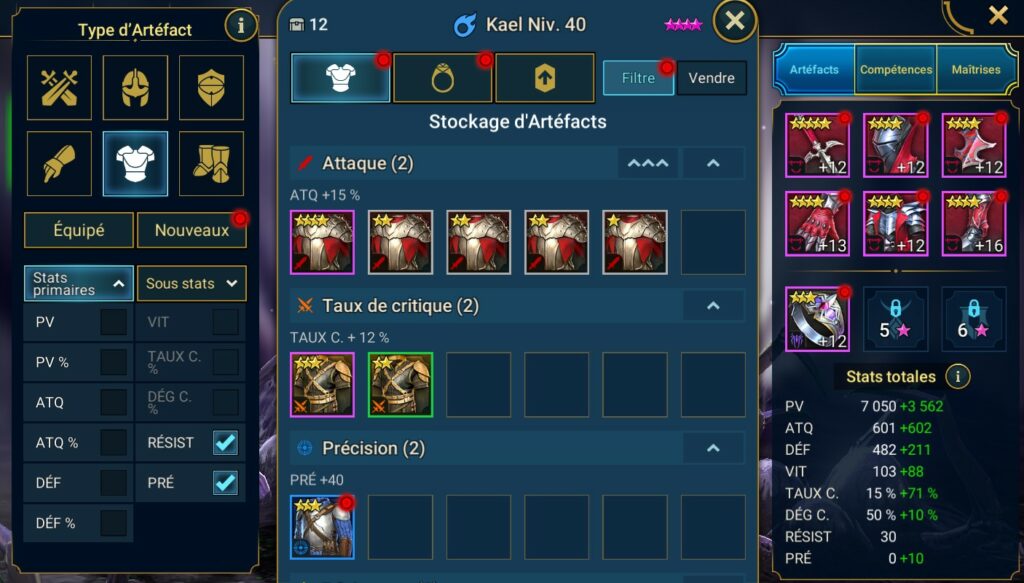 Comment Trier Ses Artefacts Sur Raid Shadow Legends Alucare