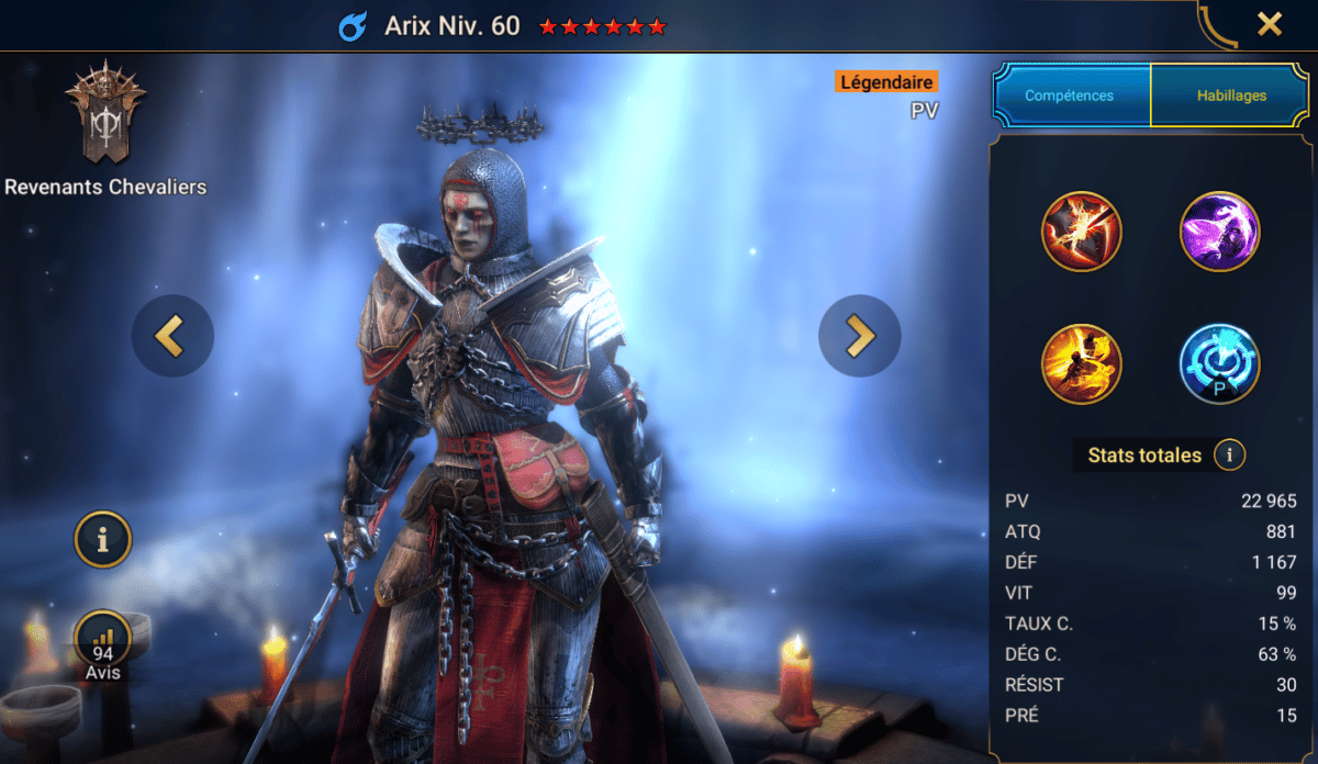 Guide to Arix artifact and mastery - Alucare