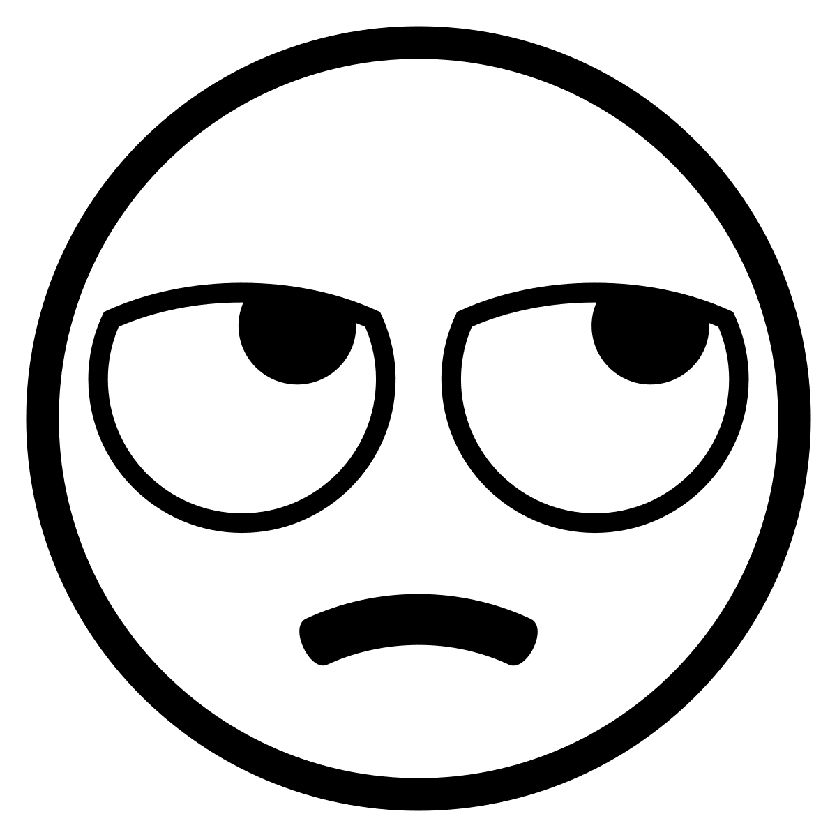 Faccina Sorridente Con Gli Occhi Al Cielo