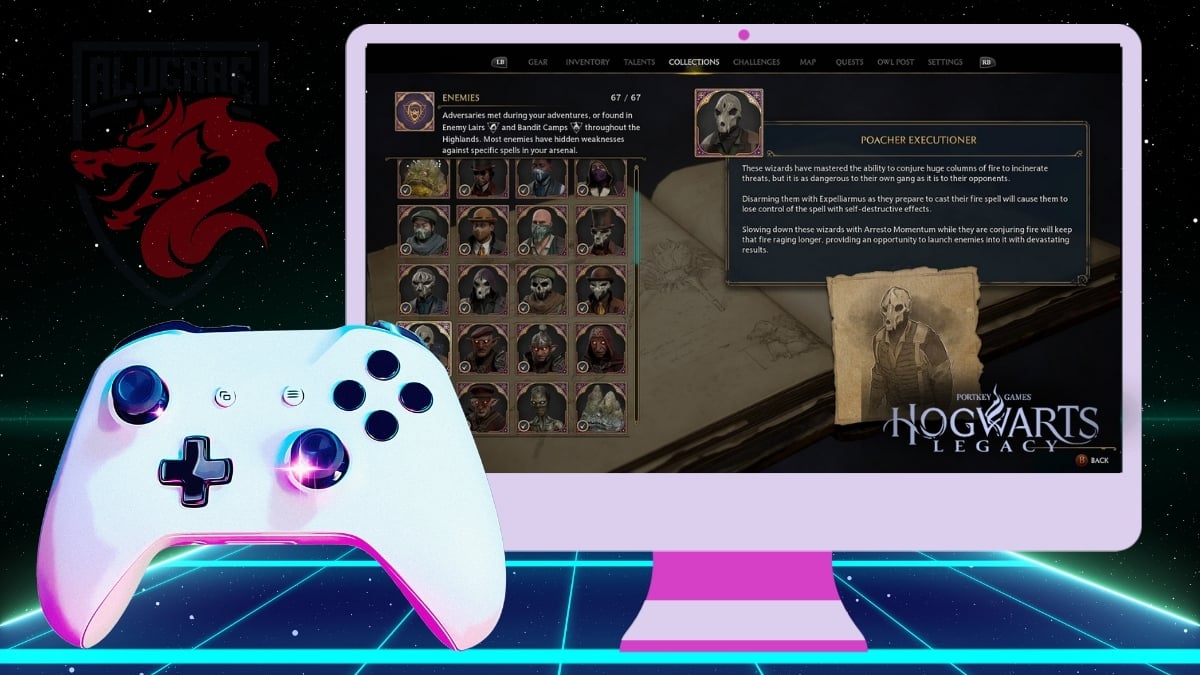 All the enemies in Hogwarts Legacy - 👇Alucare