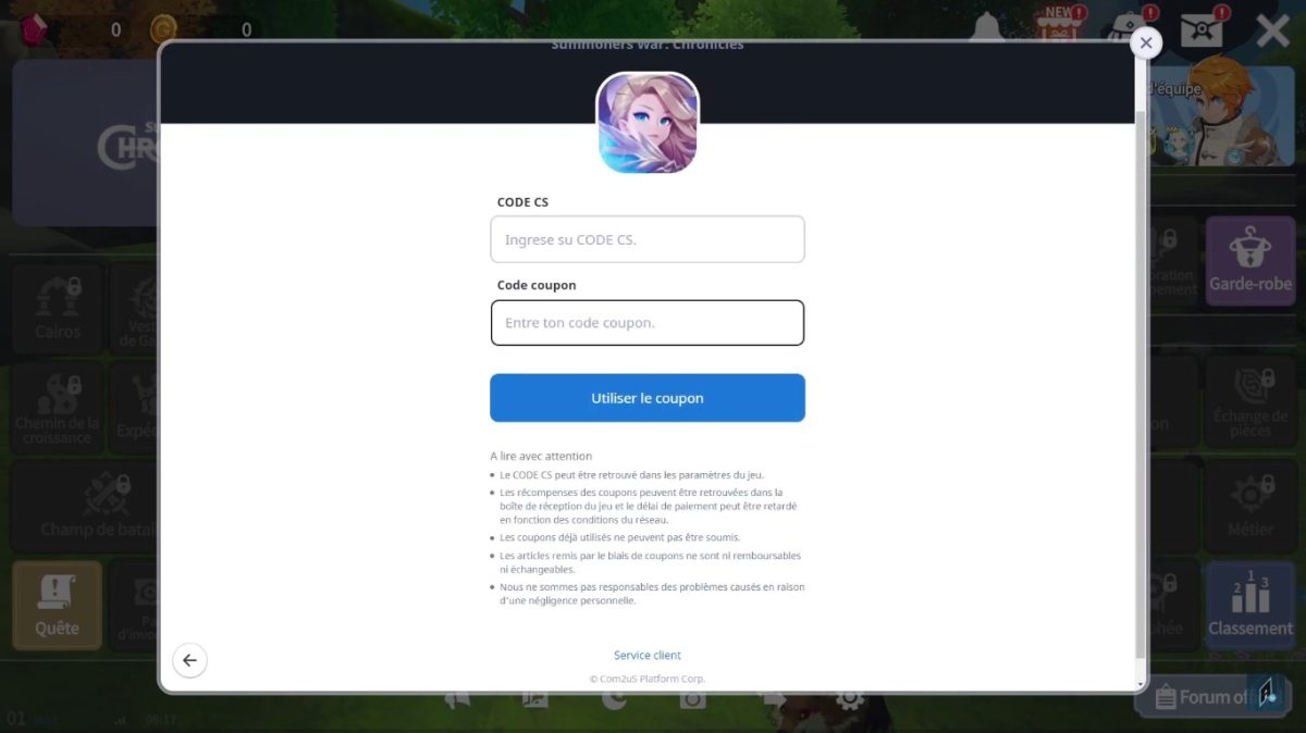 Code SWC (Summoners War : Chronicles) Enfin la Liste complète ! - 👇Alucare