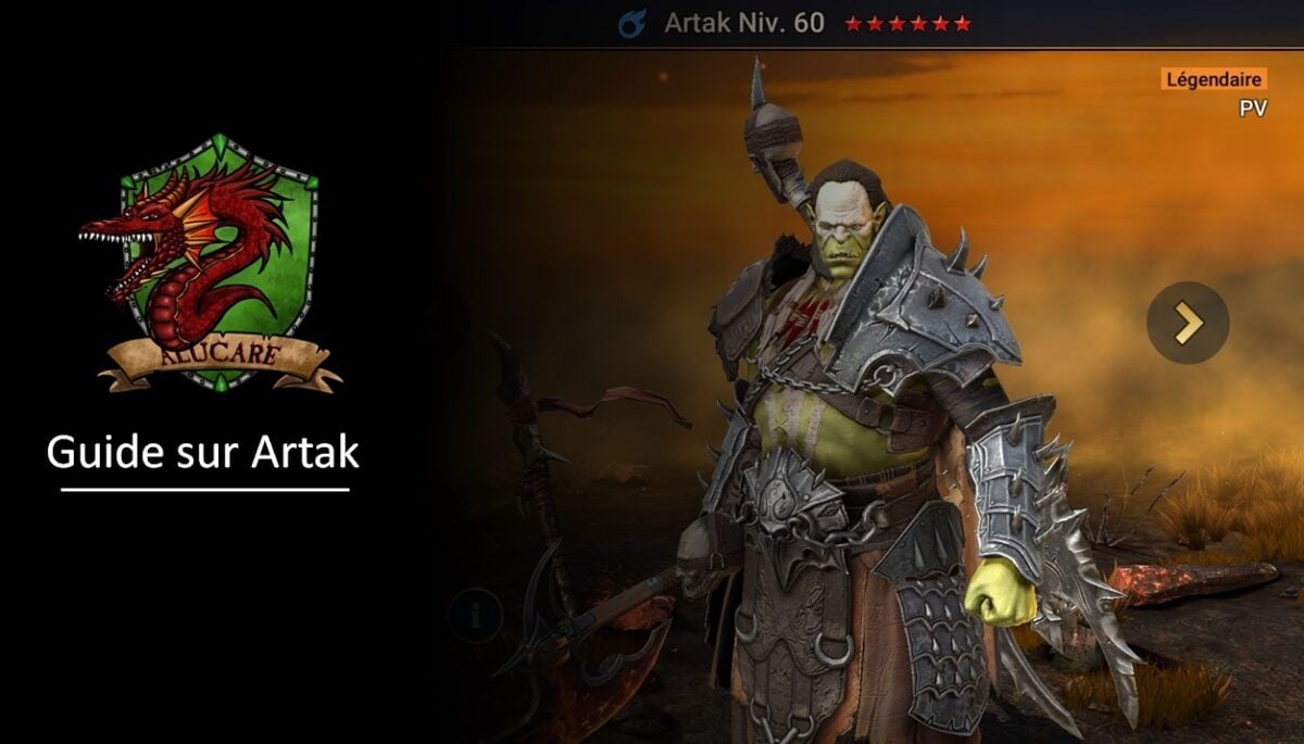 Guide sur Artak artefact et maîtrise - Alucare