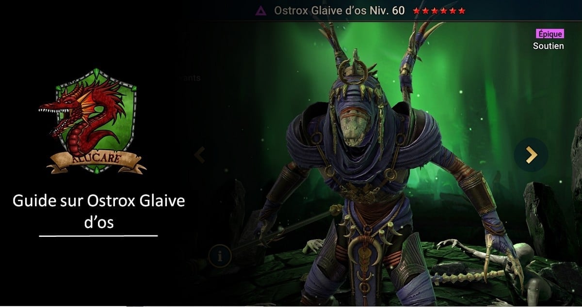 Guide to Ostrox Bone Glaive artifact and mastery - Alucare