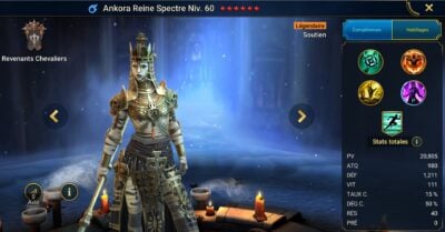 Guide to Ankora Queen Spectre artifact and mastery - Alucare