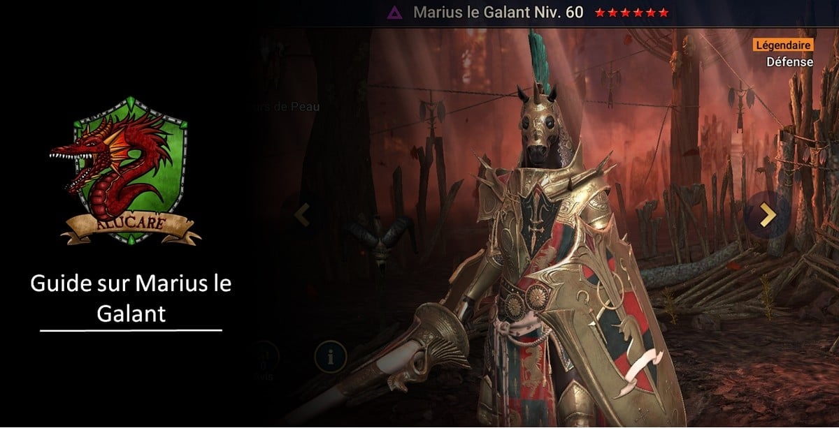 Guide sur Marius le Vaillant artefact et maîtrise - Alucare