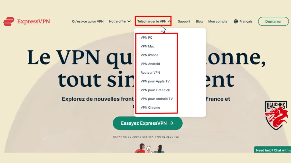 Comment utiliser Express VPN ? - 👇Alucare