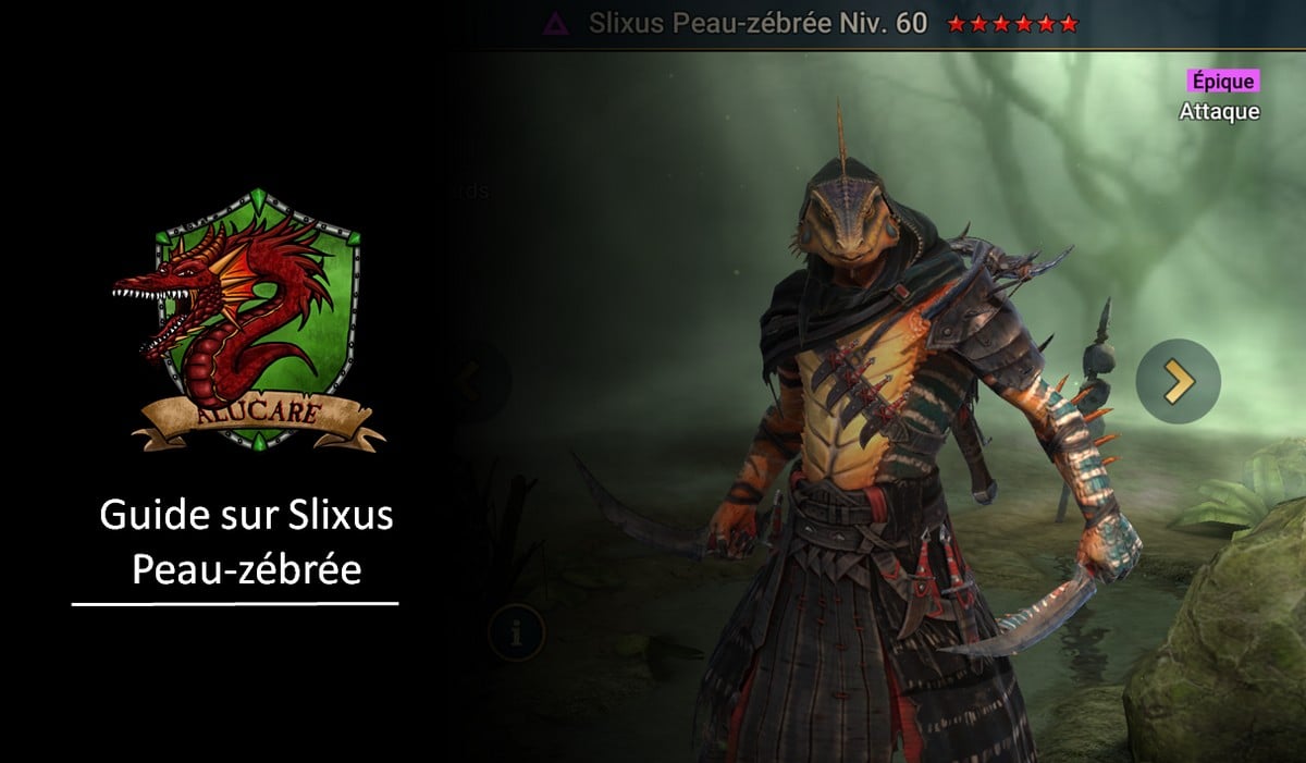 Guide to Slixus Peau-zébrée artifact and mastery - Alucare