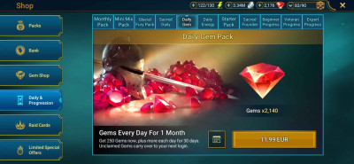 Réduire le prix d'achat des packs RSL ! - Alucare