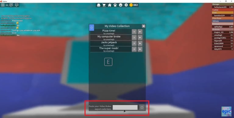 Roblox : work at a pizza place video maker codes - 👇Alucare