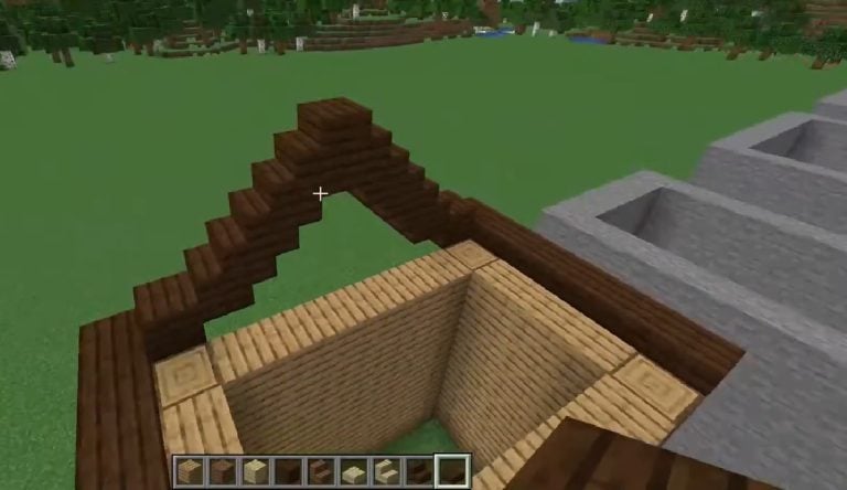 Wie macht man ein Dach Minecraft? [Tutorial]