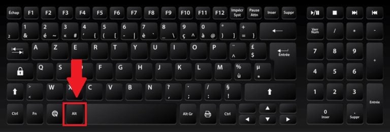 Where is the Alt key on the keyboard? - 👇Alucare