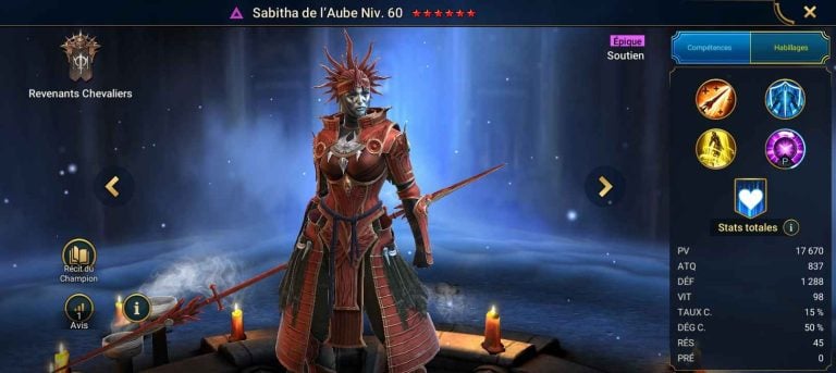 Sabitha of the Dawn Artifact and Mastery Guide - Alucare