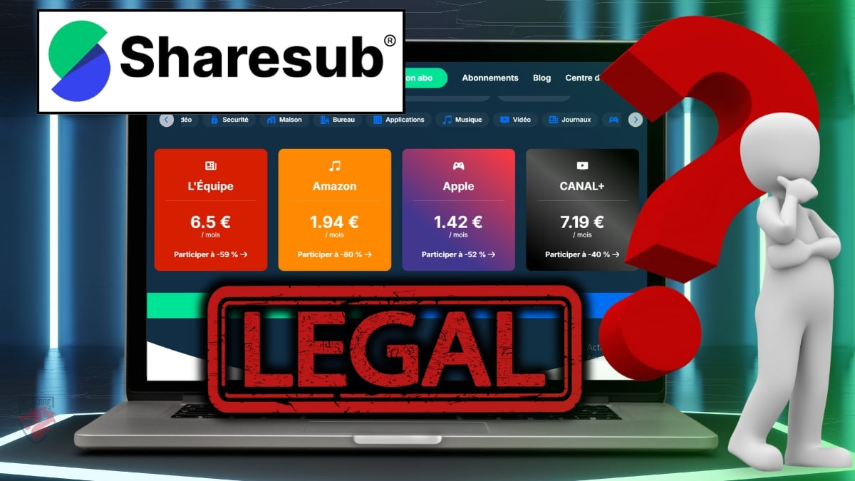 Est-ce que Sharesub est légal ? - 👇Alucare