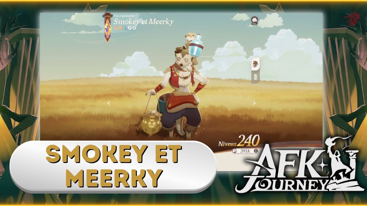 Smokey and Meerky AFK Journey : Guide, presentation and skills - Alucare