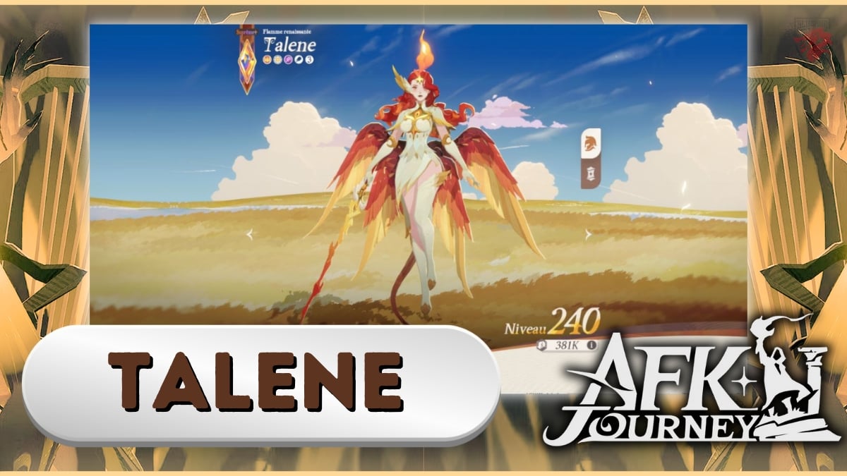 Talene AFK Journey : Guide, presentation and skills - Alucare