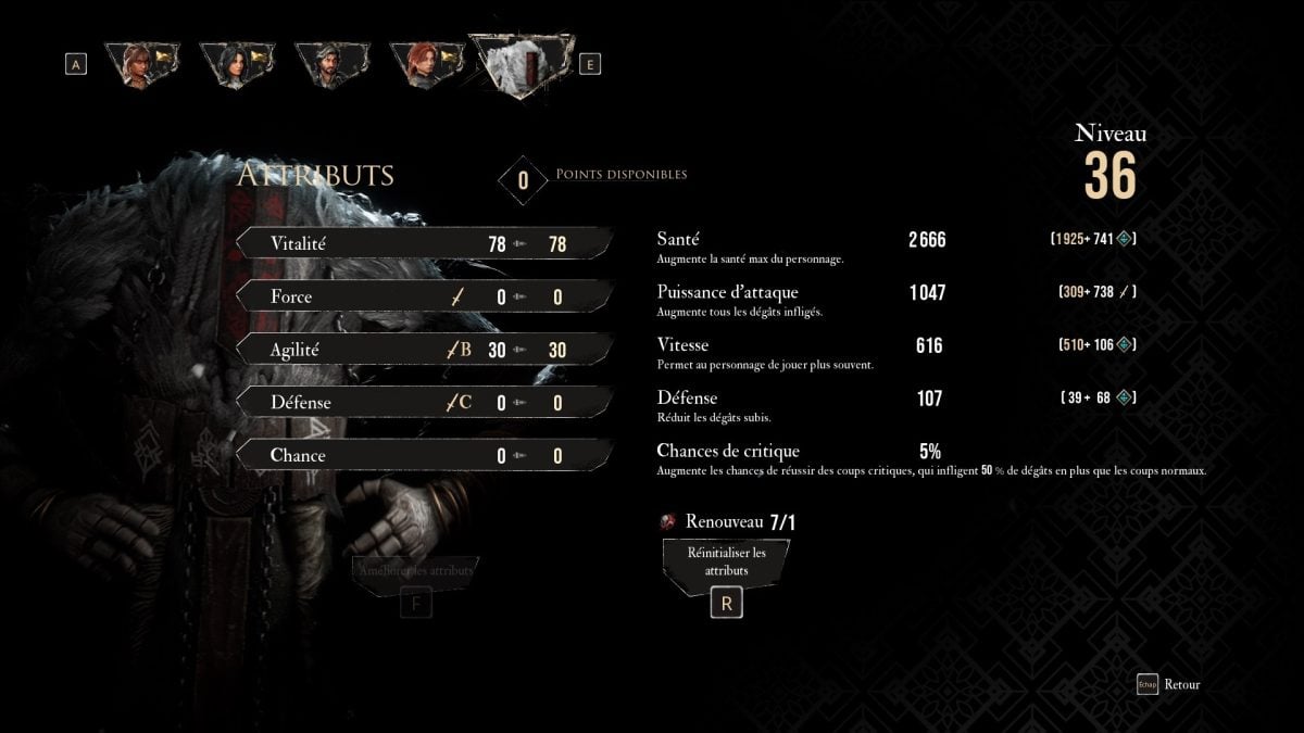 Guide COMPLET des attributs : Clair Obscur: Expedition 33 - 👇Alucare