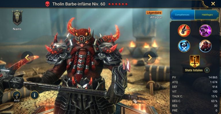 Guide to Tholin Beardless artifact and mastery - Alucare